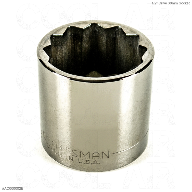 1/2" Drive 38mm Socket - Cool Air VW