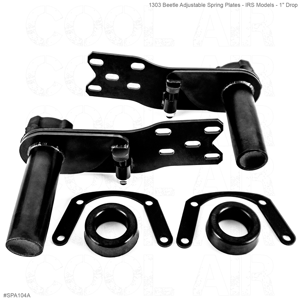 1302 + 1303 Beetle Adjustable Spring Plates - IRS Models - 1" Drop ...