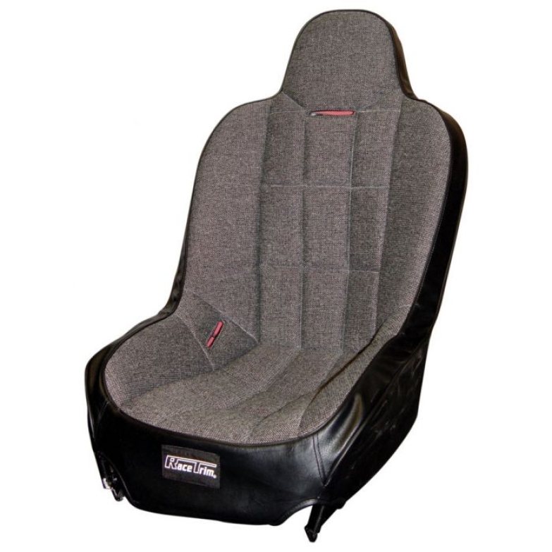 EMPI Race Trim Hi-Back Seat In Grey Tweed Fabric - Cool Air VW