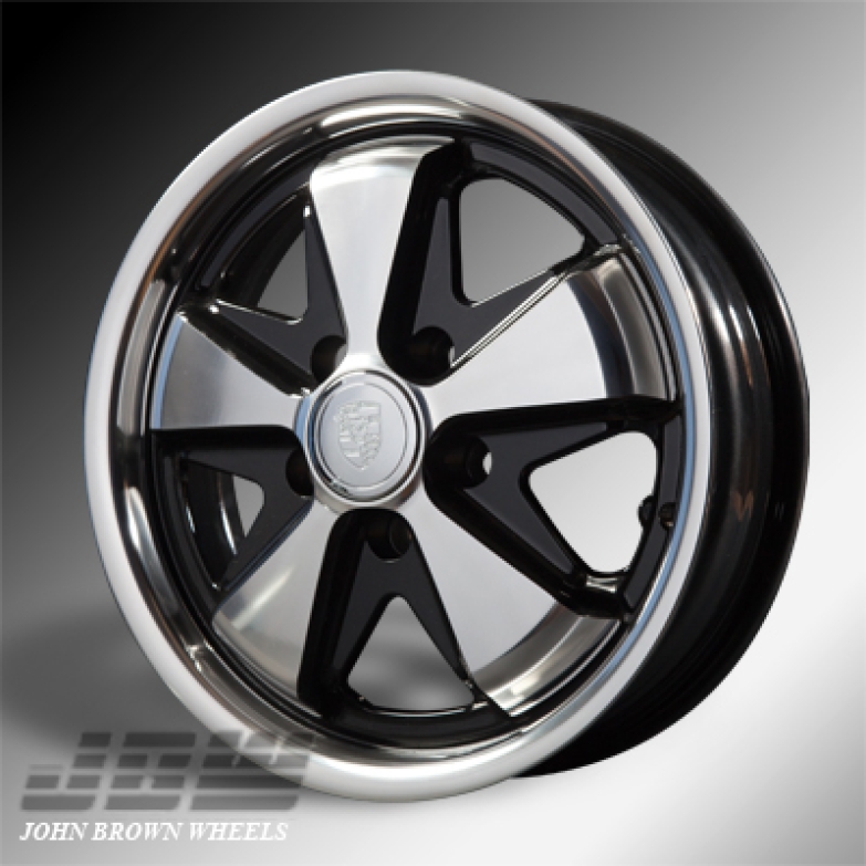 5x112 PCD JBW Foosh Alloy Wheel (4.5x15) in Gloss Black - Cool Air VW