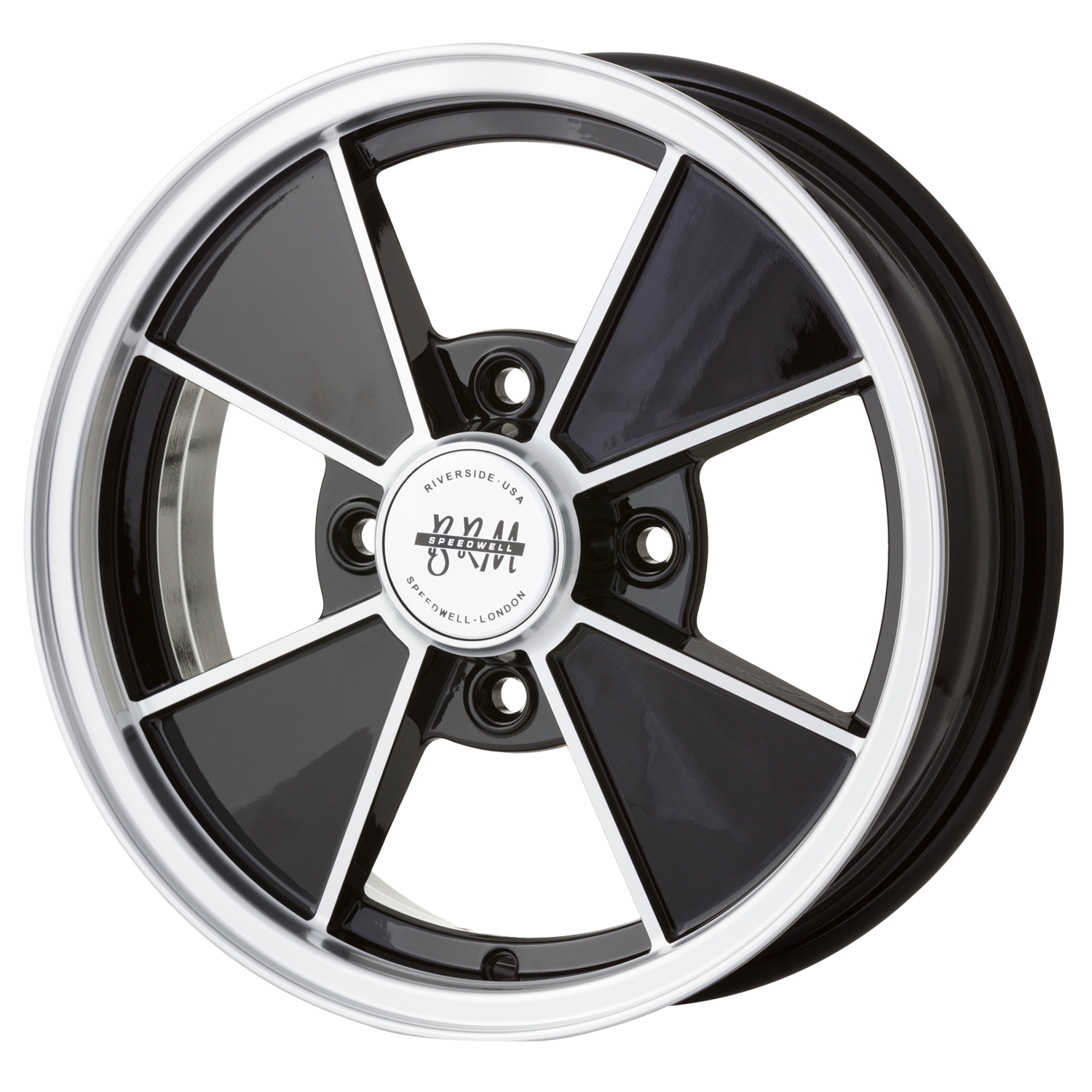 *NCA* 4x130 PCD JBW BRM 4 Alloy Wheel in Gloss Black - Cool Air VW